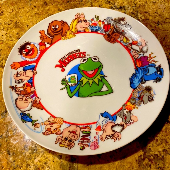 Other | Vintage Jim Hensons Muppet Plate | Poshmark